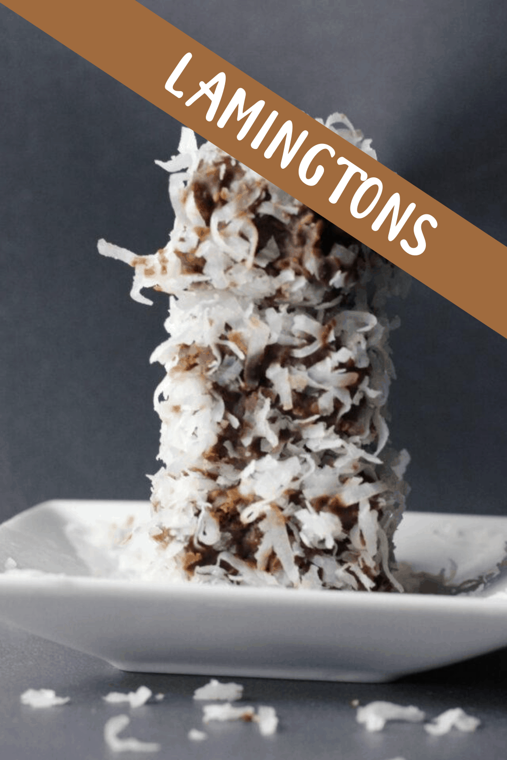 Lamingtons - Chocolate Coconut Sponge Cake- The Foreign Fork