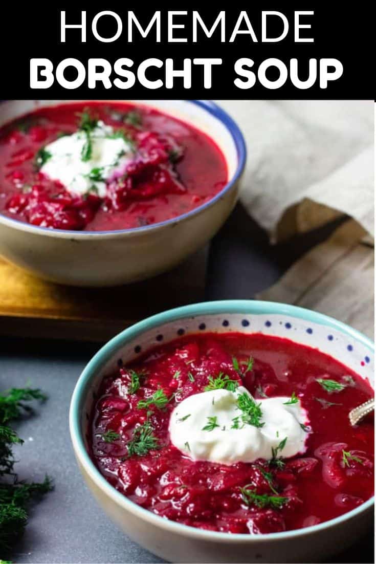 Vegetarian Borscht Recipe - The Foreign Fork