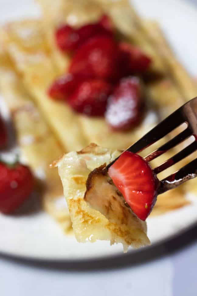 Palachinki (Honey Butter Filled Crepes) from Bulgaria - The Foreign Fork