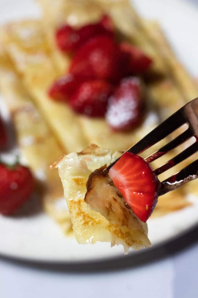 Palachinki (Honey Butter Filled Crepes) from Bulgaria - The Foreign Fork