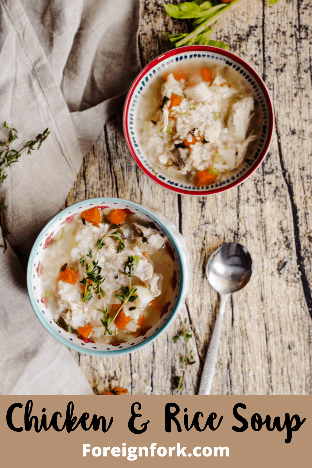 Chicken and Rice Soup Recipe - The Foreign Fork