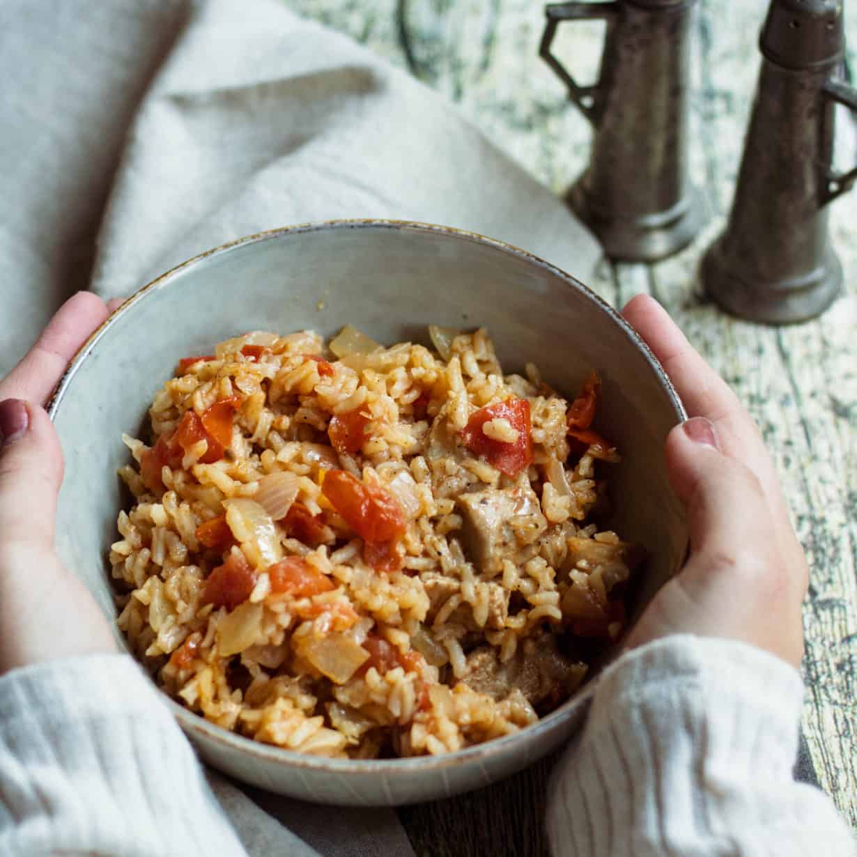Fat Rice (Chicken and Tomato Rice) from Burkina Faso - The Foreign Fork