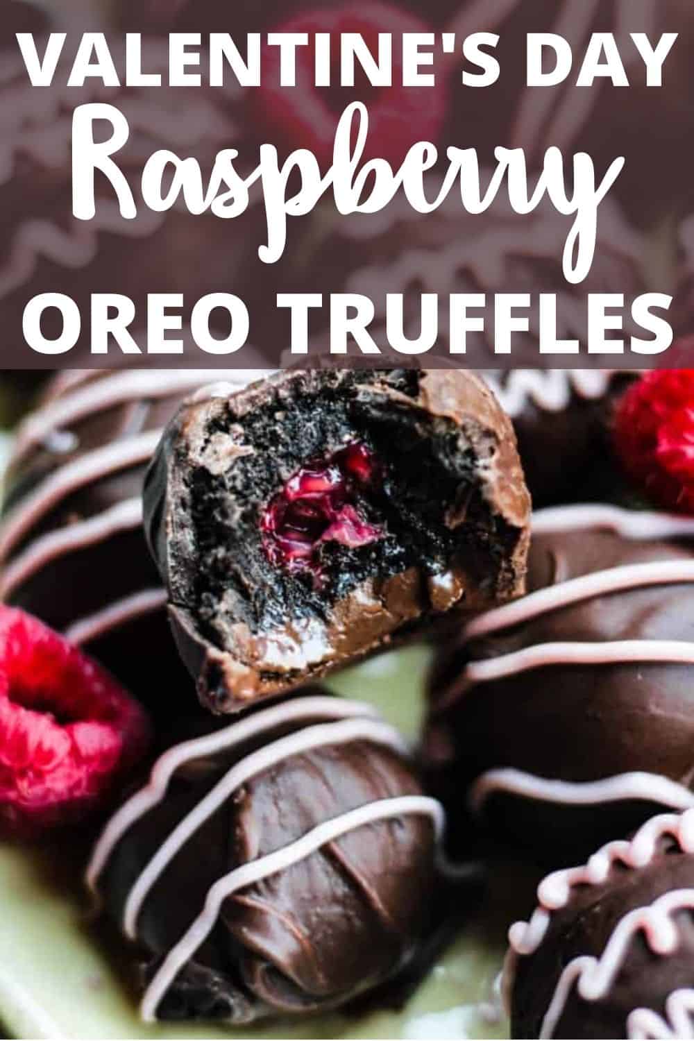 Oreo Truffles with Raspberry Filling - The Foreign Fork