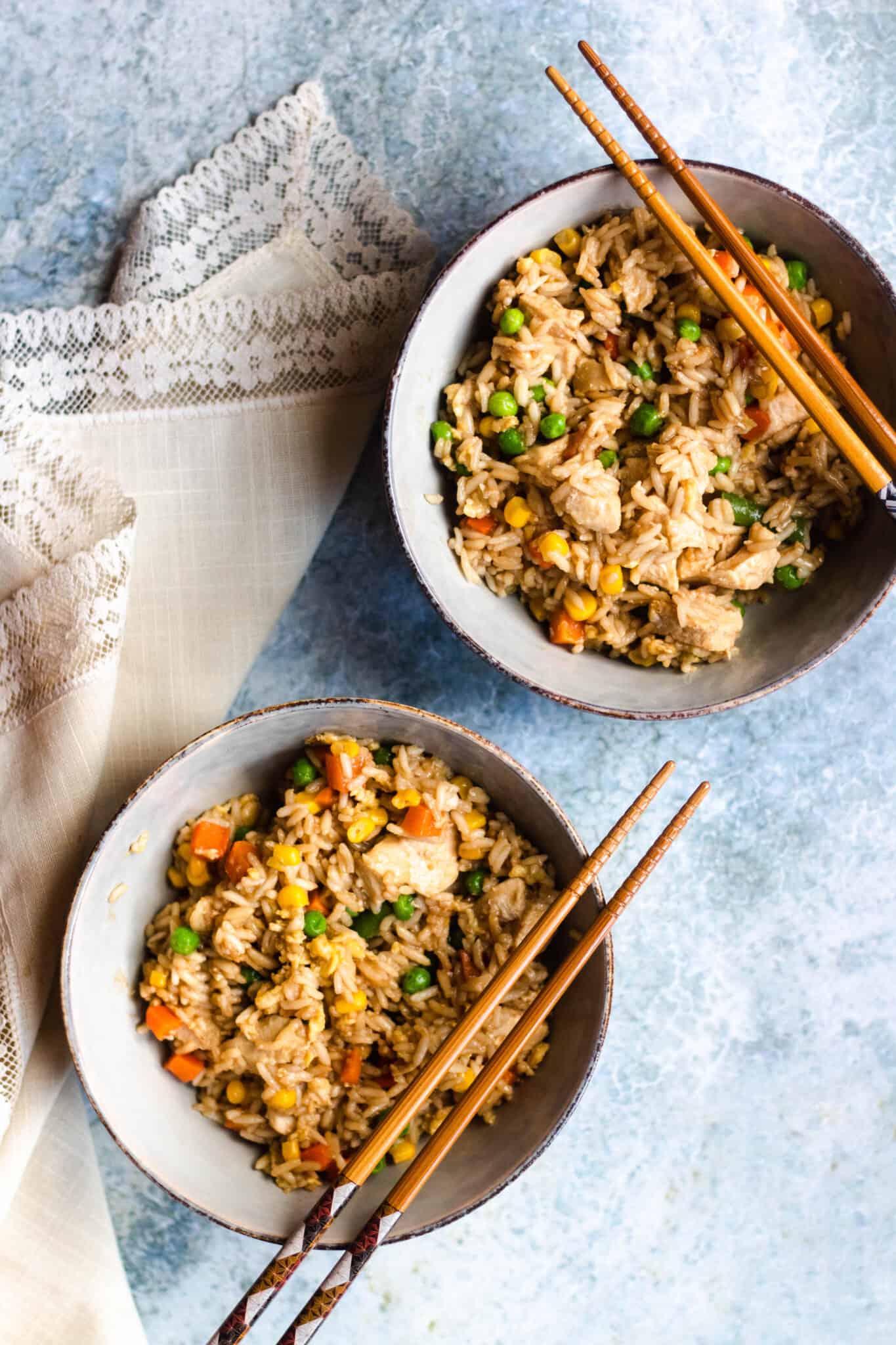 Instant Pot Chicken Fried Rice - The Foreign Fork