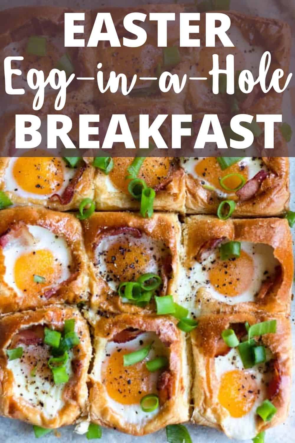 Egg in a Hole Bake with Dinner Rolls - The Foreign Fork