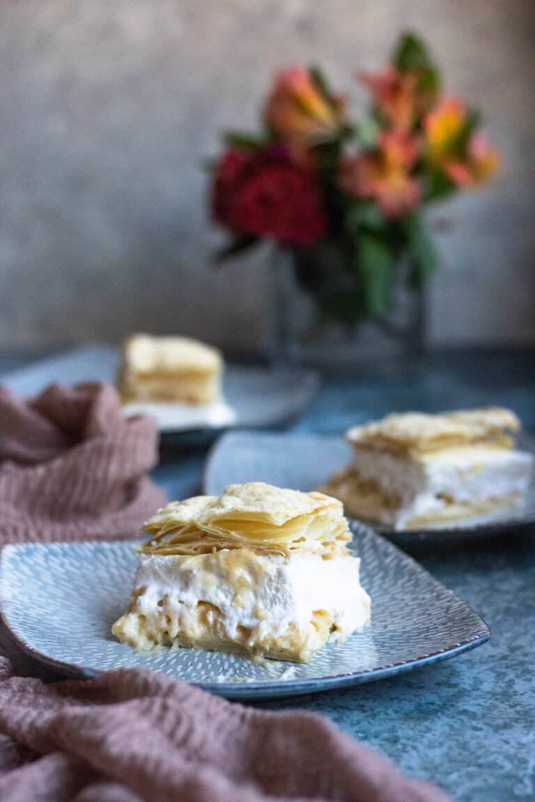 Custard Cake Recipe (Kremsnita Cake from Croatia) - The Foreign Fork