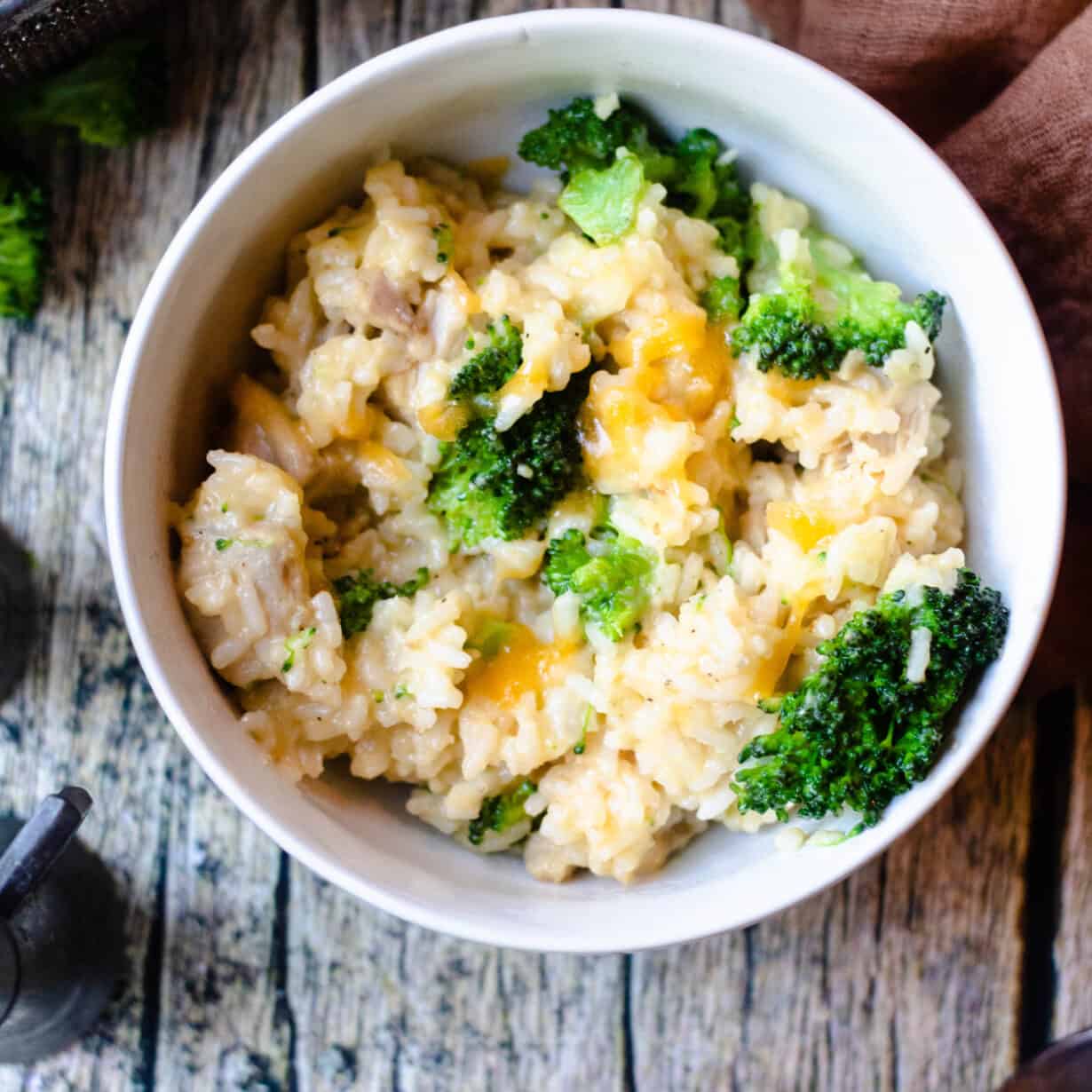 Cheesy Chicken and Rice Recipe - The Foreign Fork