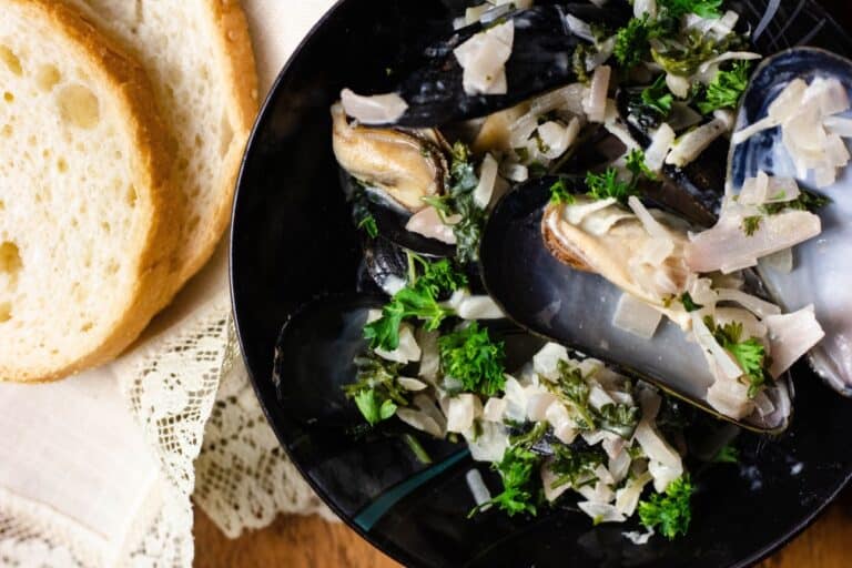 Mussels Steamed in Wine and Cream from Belgium - The Foreign Fork