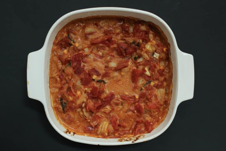 Fergese (Tomatoes, Peppers and Feta) - The Foreign Fork