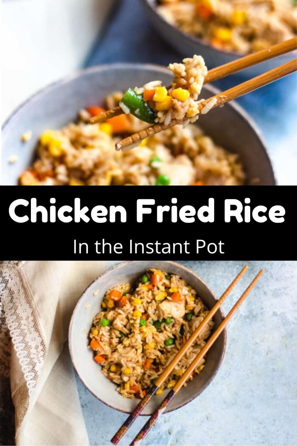 Instant Pot Chicken Fried Rice - The Foreign Fork