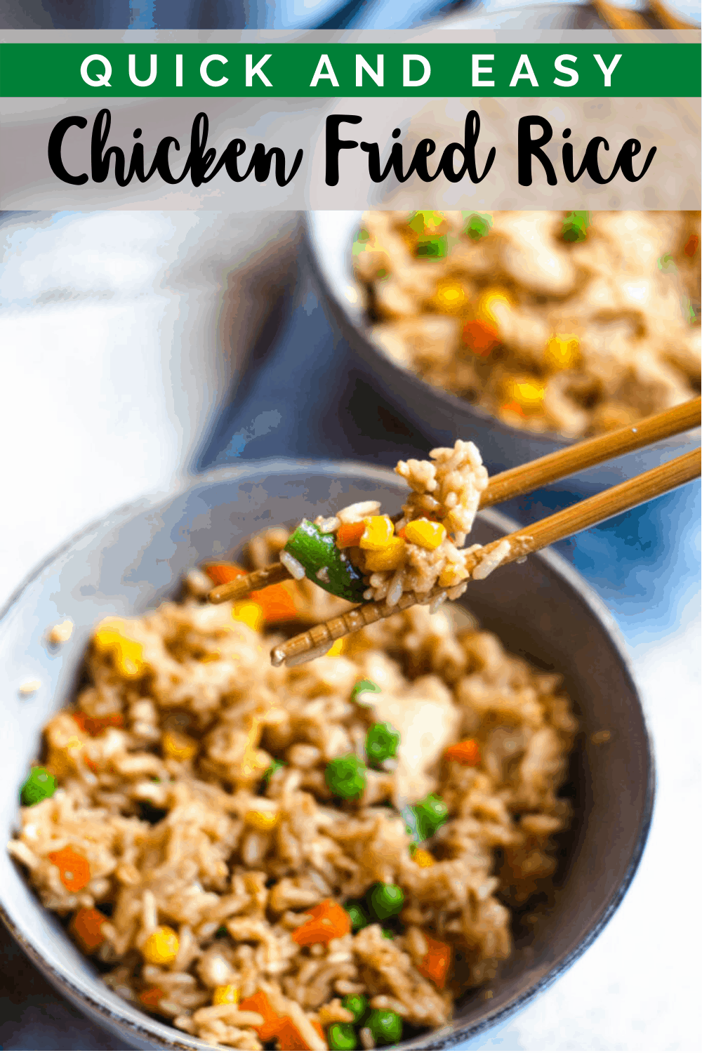 Instant Pot Chicken Fried Rice - The Foreign Fork