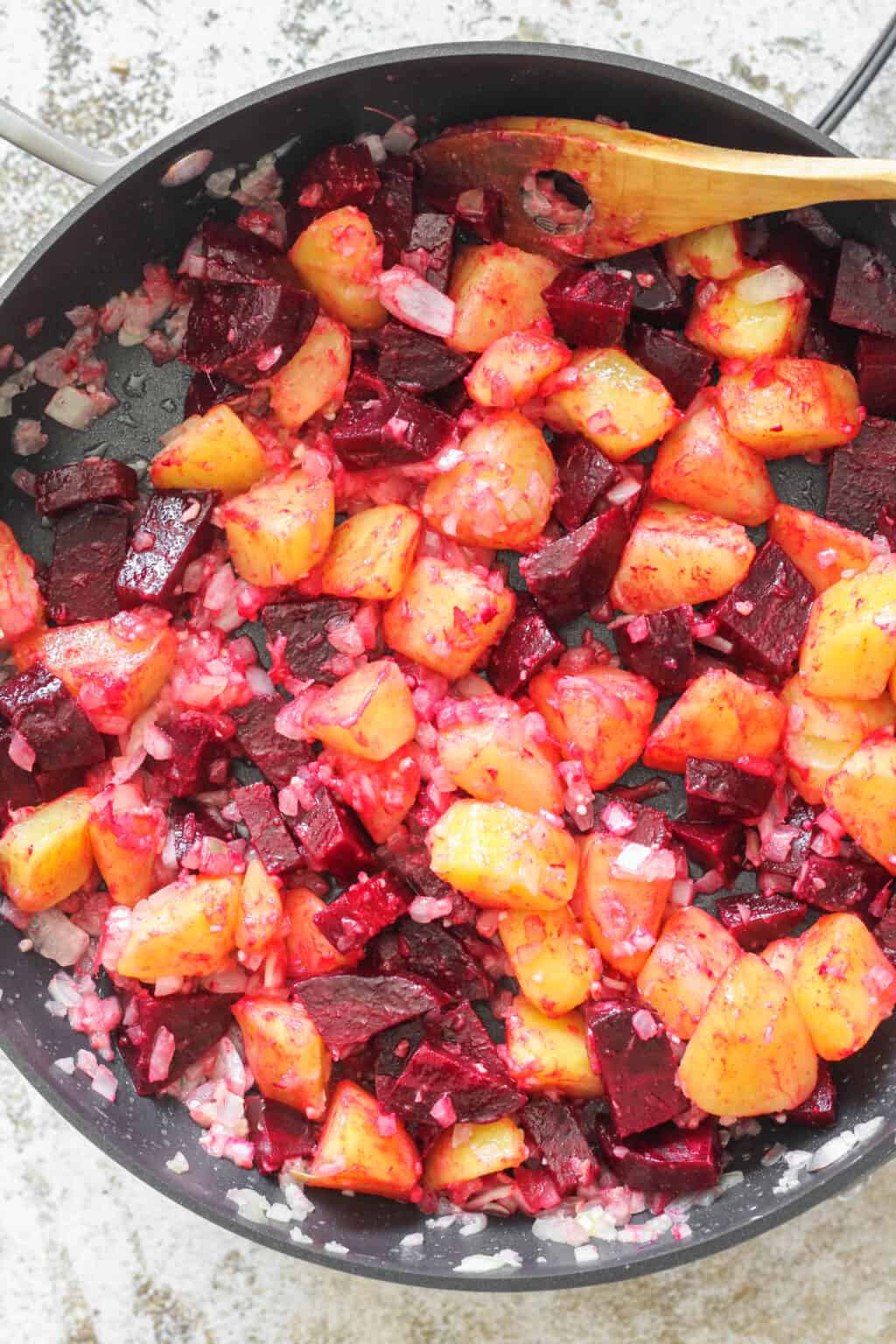 Beet and Potato Salad from Ethiopia - The Foreign Fork