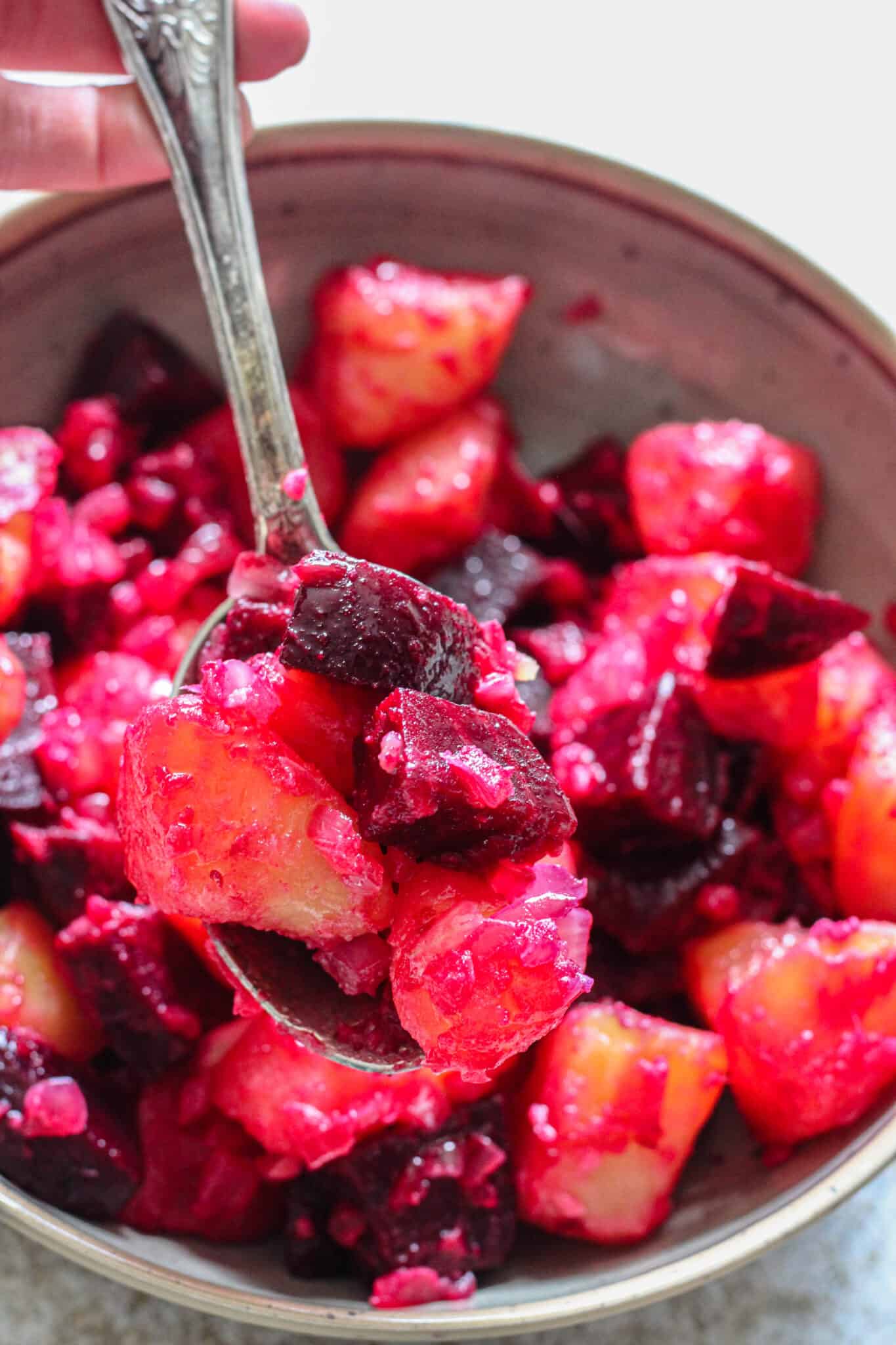 Beet and Potato Salad from Ethiopia - The Foreign Fork