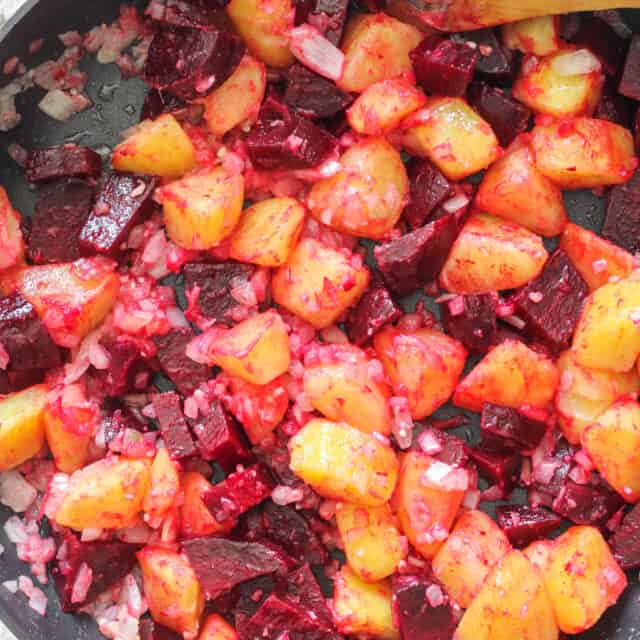 Beet and Potato Salad from Ethiopia - The Foreign Fork