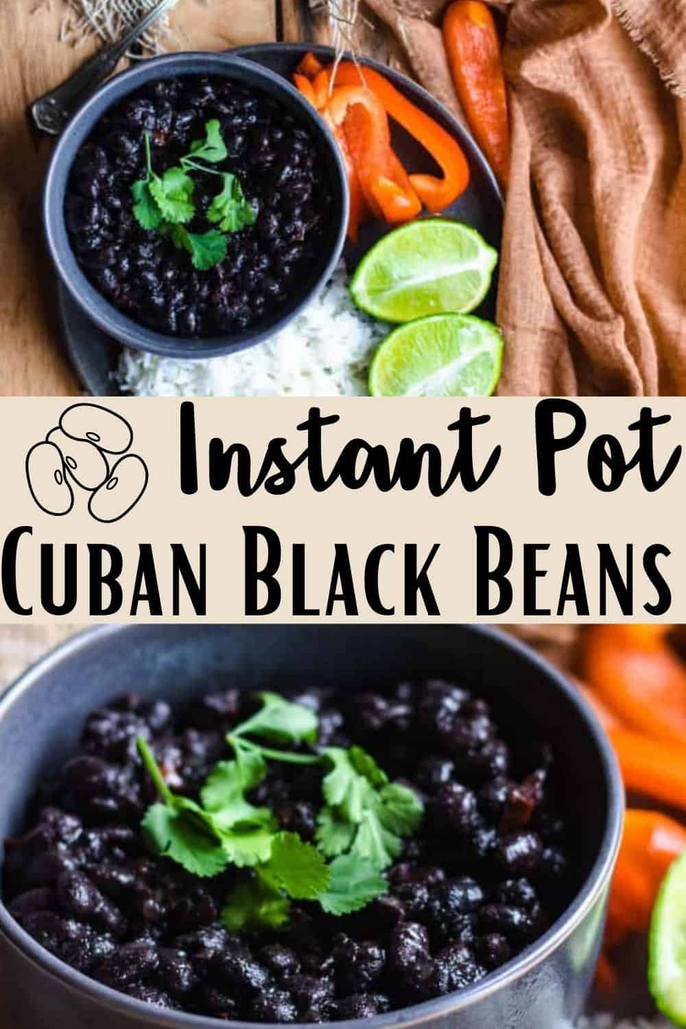 Instant Pot Cuban Black Beans - The Foreign Fork
