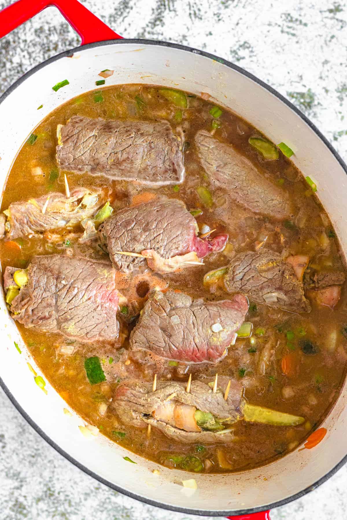 German Beef Rouladen and Gravy - The Foreign Fork