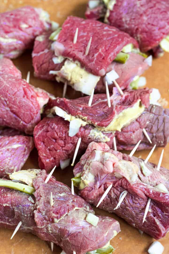 German Beef Rouladen and Gravy - The Foreign Fork