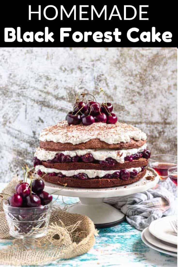 German Black Forest Cake Recipe - The Foreign Fork