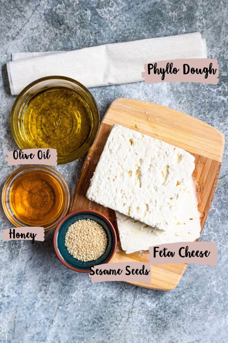 Fried Feta Cheese with Phyllo Dough and Honey - The Foreign Fork