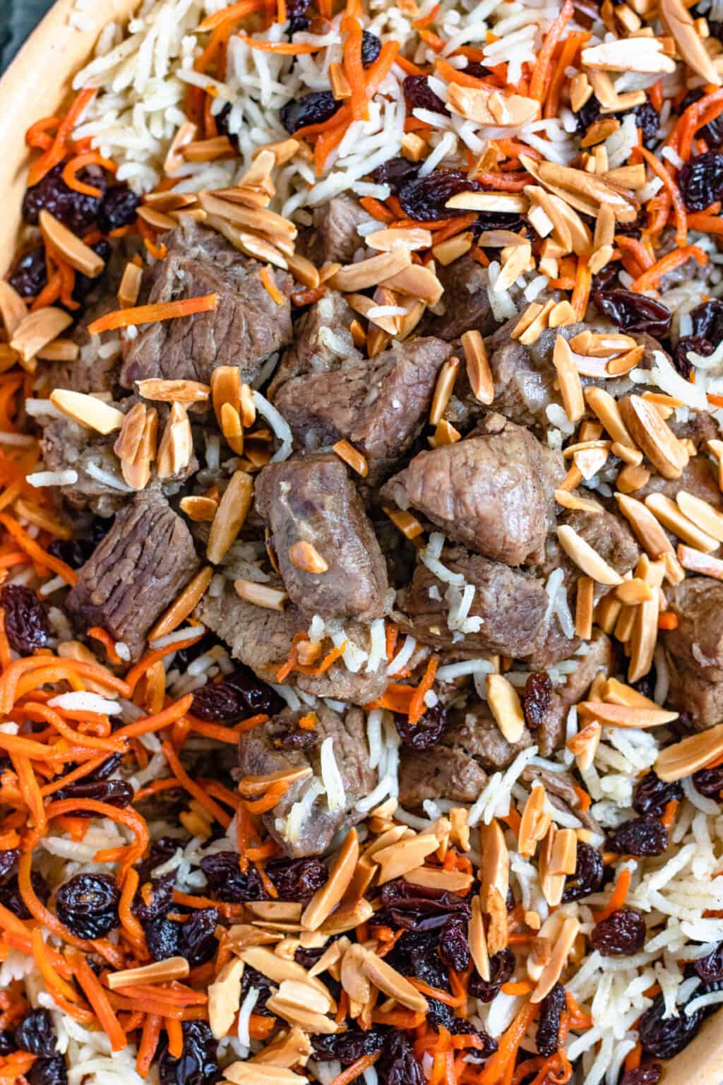 Kabuli Pulao (Spiced Lamb Pilaf) from Afghanistan - The Foreign Fork