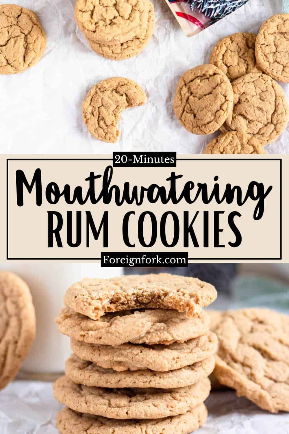 Hot Buttered Rum Cookies - The Foreign Fork