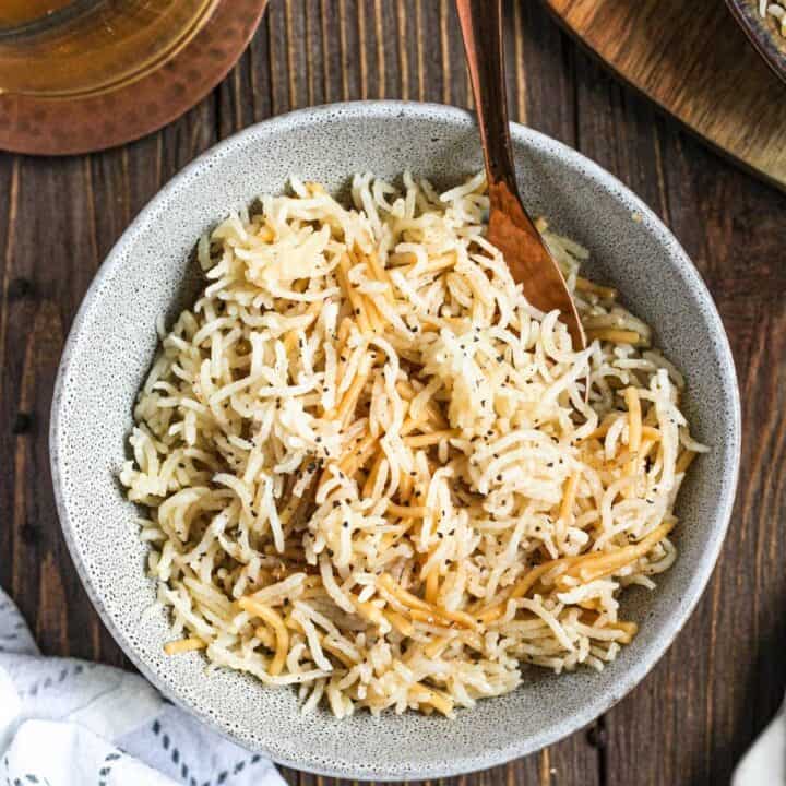 Vermicelli Rice - An Delicious Armenian Rice Pilaf! - The Foreign Fork