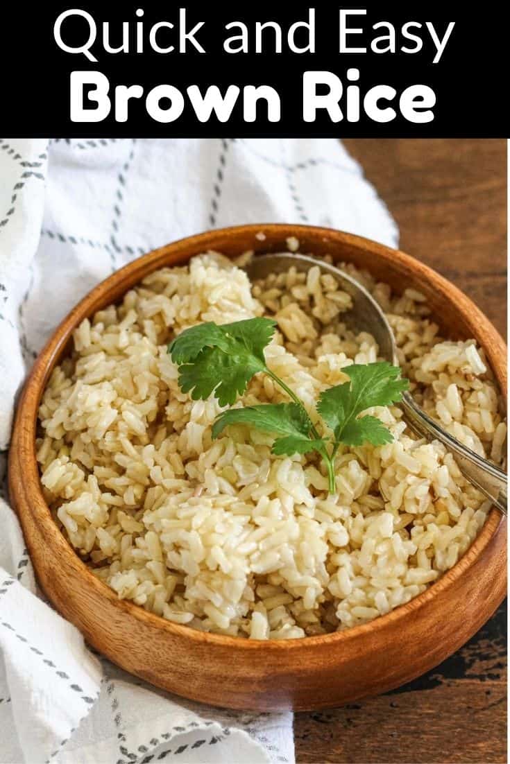 Instant Pot Brown Rice - Perfect Each Time! - The Foreign Fork