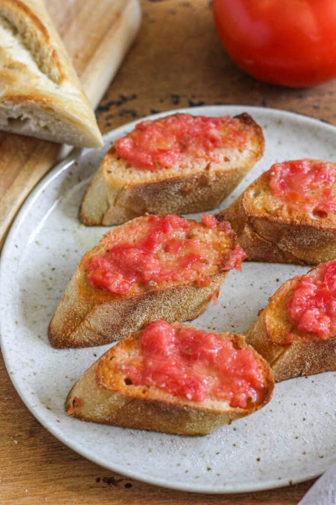 Pan con Tomate (Tomato Bread from Spain & Andorra) - The Foreign Fork