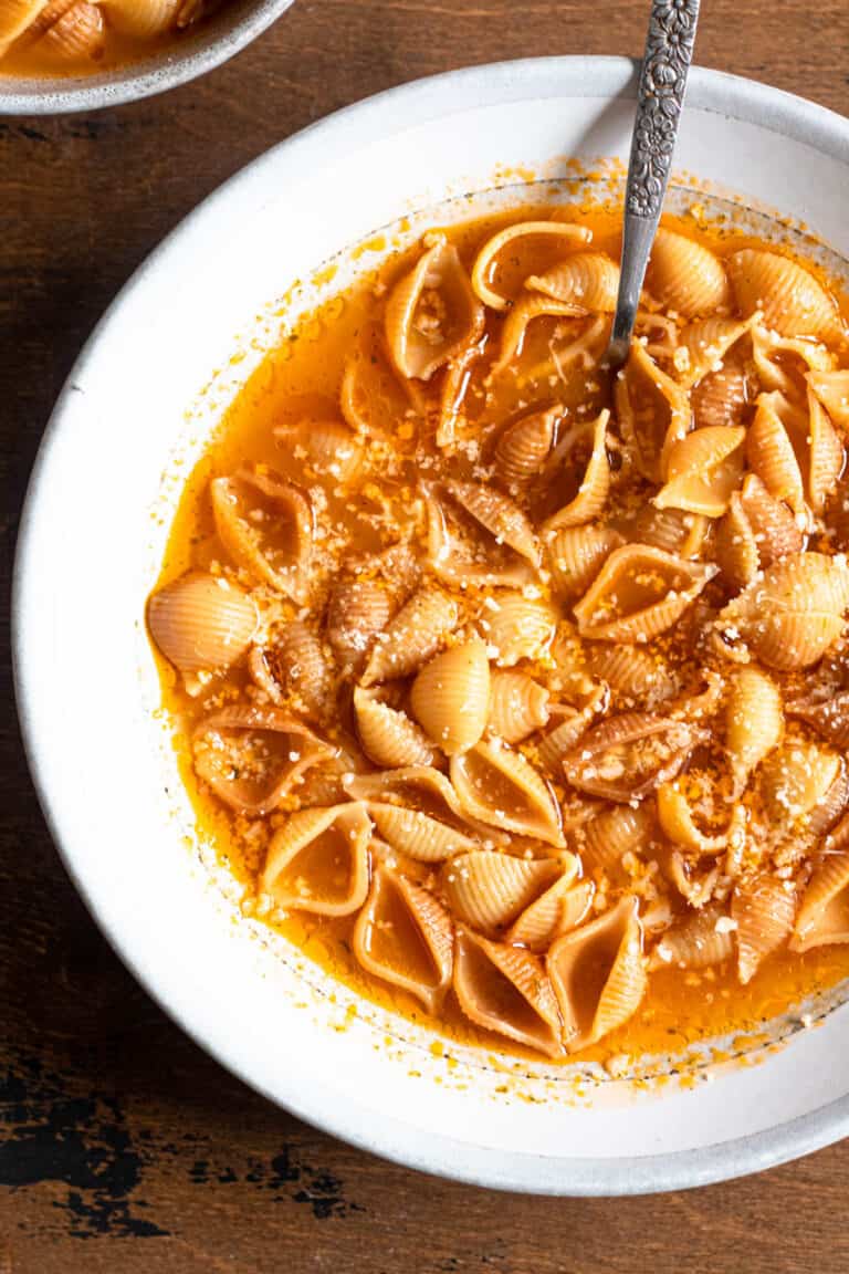 Sopa de conchas - Mexican Shells and Cheese- The Foreign Fork