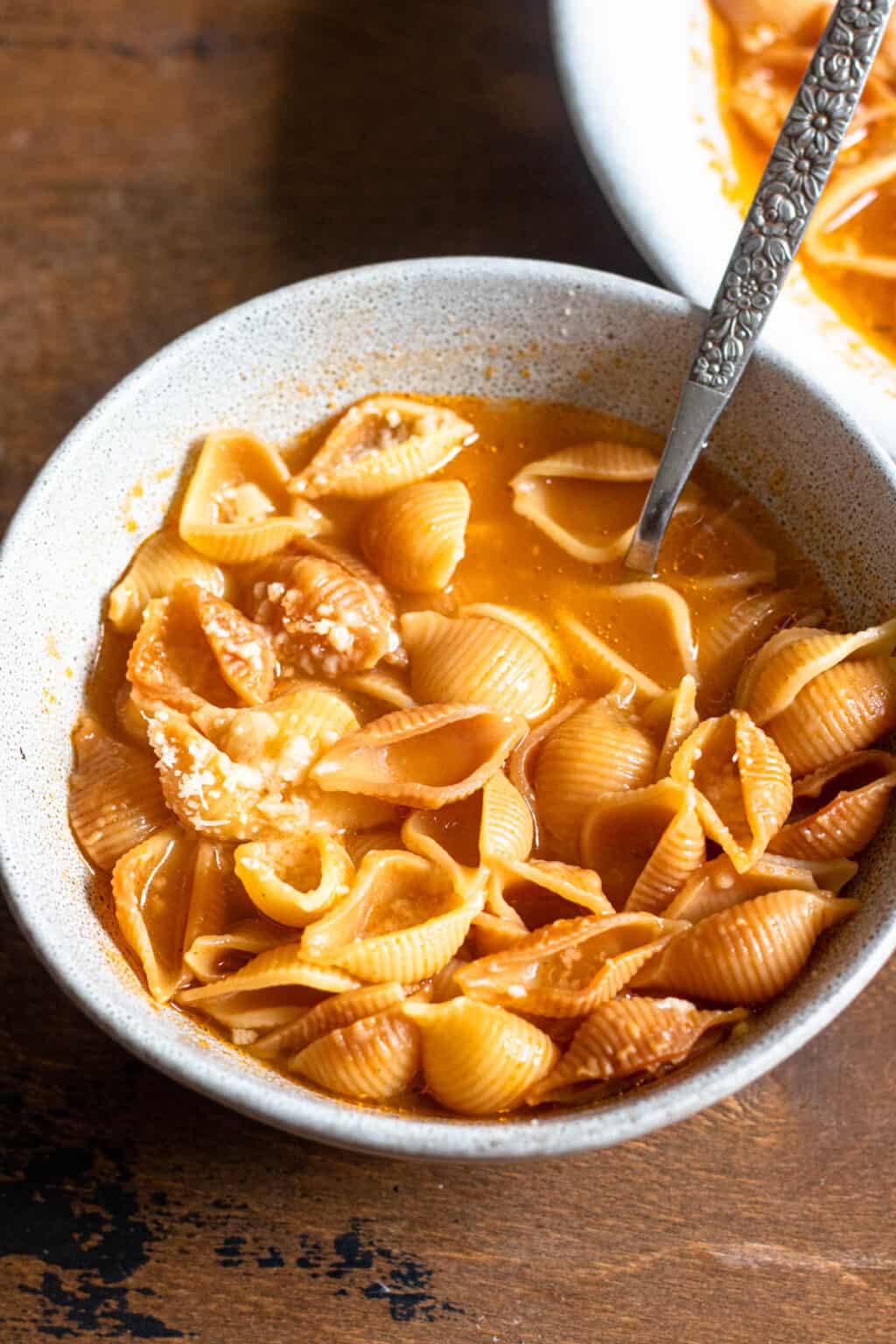 Sopa de conchas - Mexican Shells and Cheese- The Foreign Fork