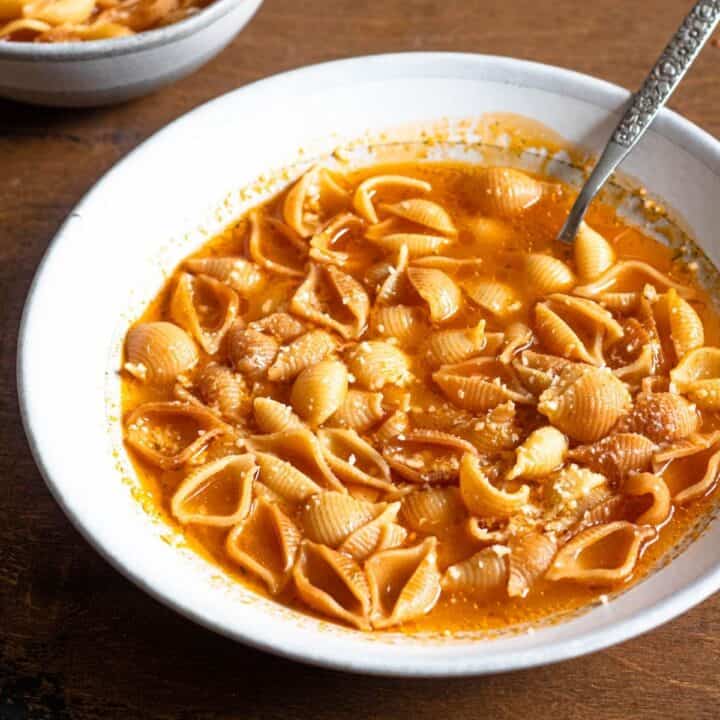 Sopa de conchas - Mexican Shells and Cheese- The Foreign Fork