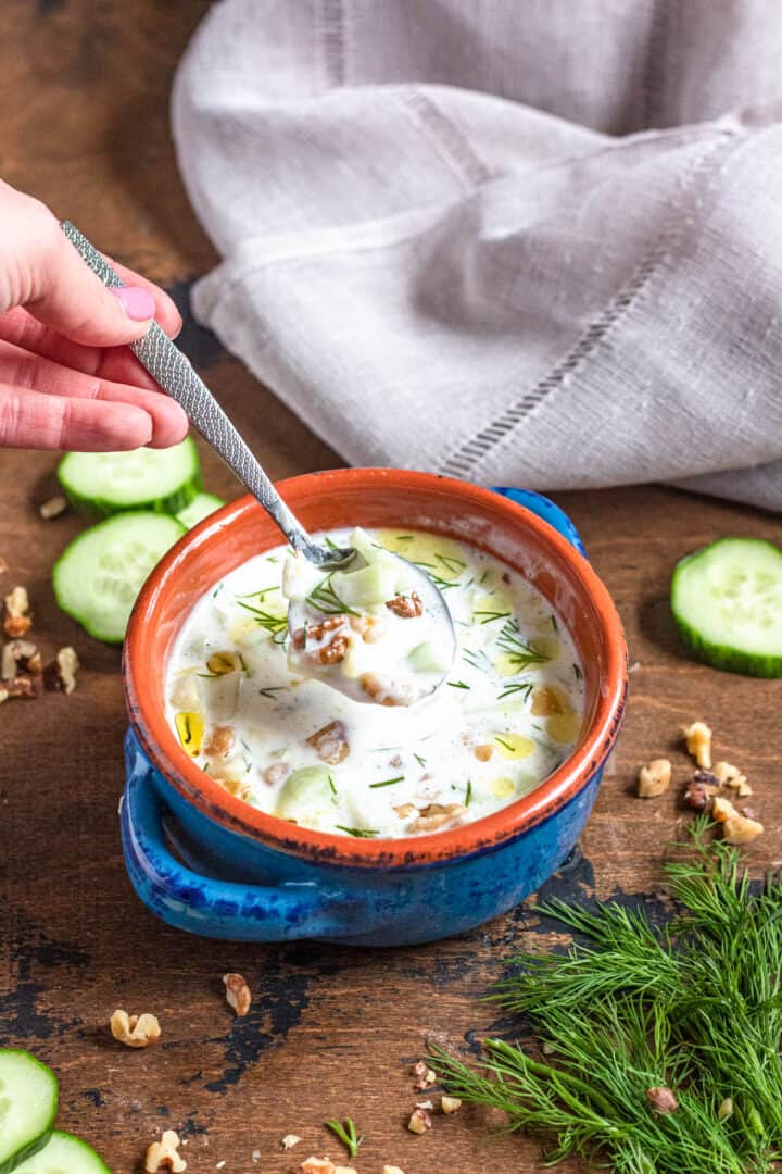 Tarator: Cold Cucumber Yogurt Soup from Bulgaria- The Foreign Fork