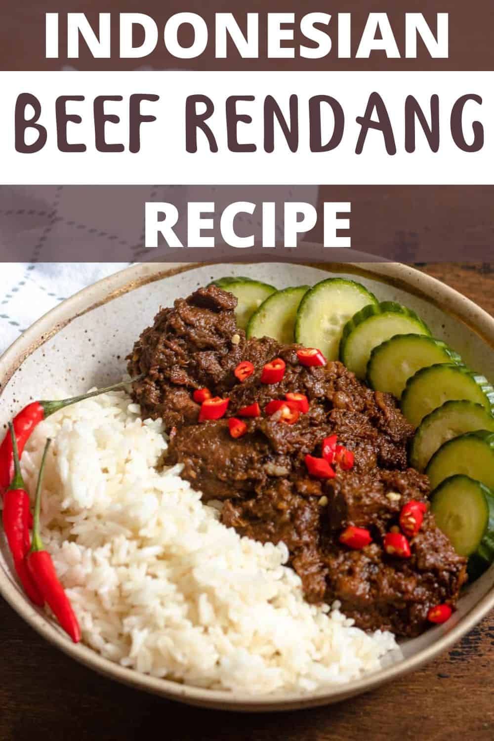 Beef Rendang - Cooked Tender in Coconut Milk - The Foreign Fork