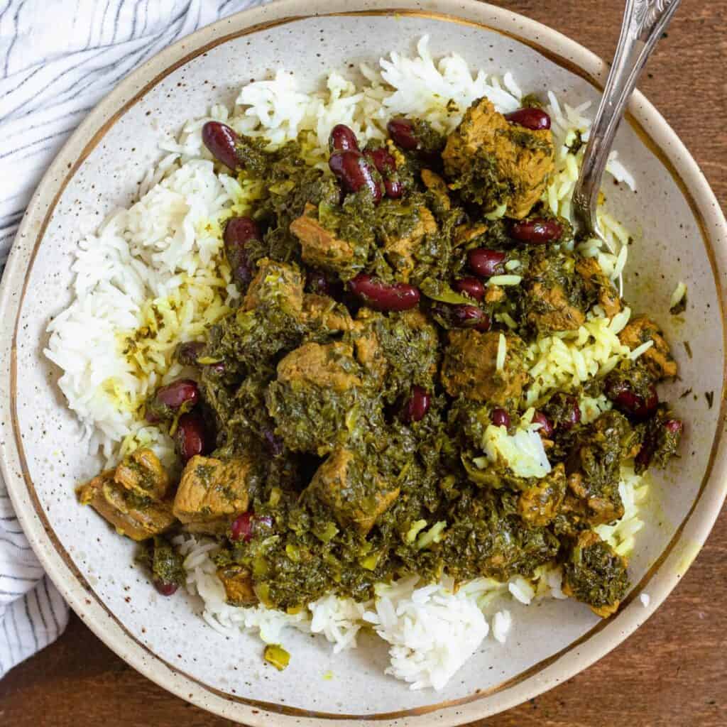 Persian Ghormeh Sabzi Recipe - The Foreign Fork