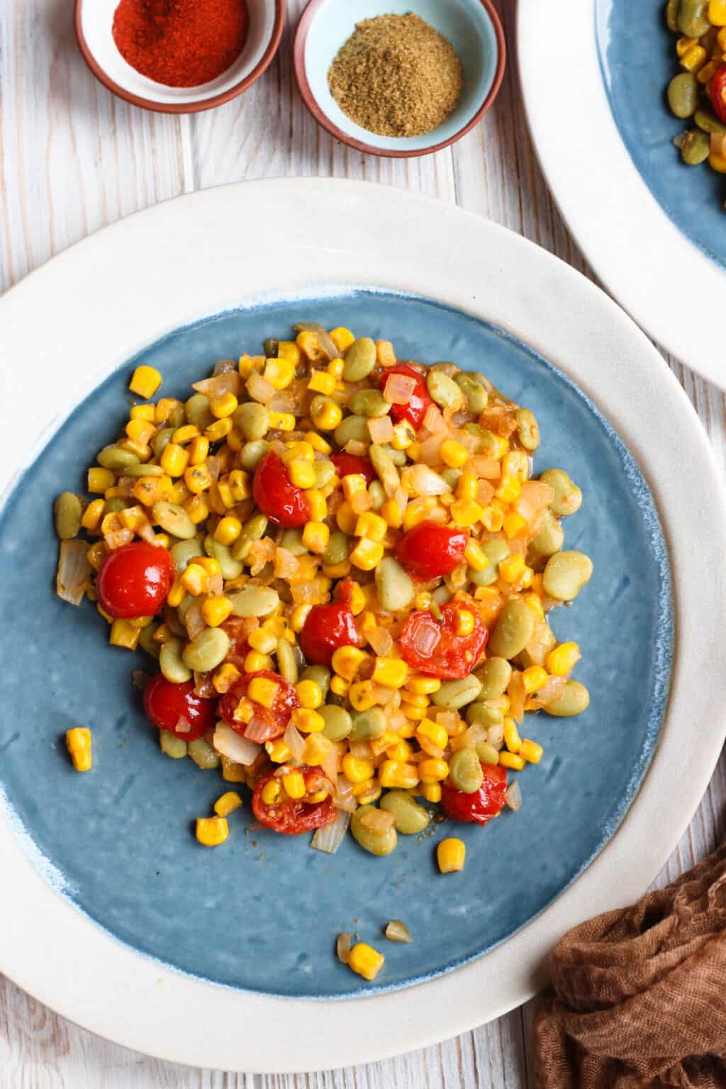 Lima Beans and Corn Succotash Recipe- The Foreign Fork