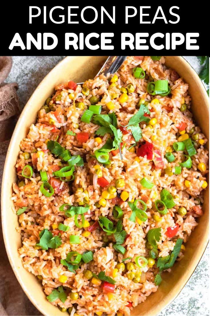 Pigeon Peas and Rice - One Pot Meal - The Foreign Fork