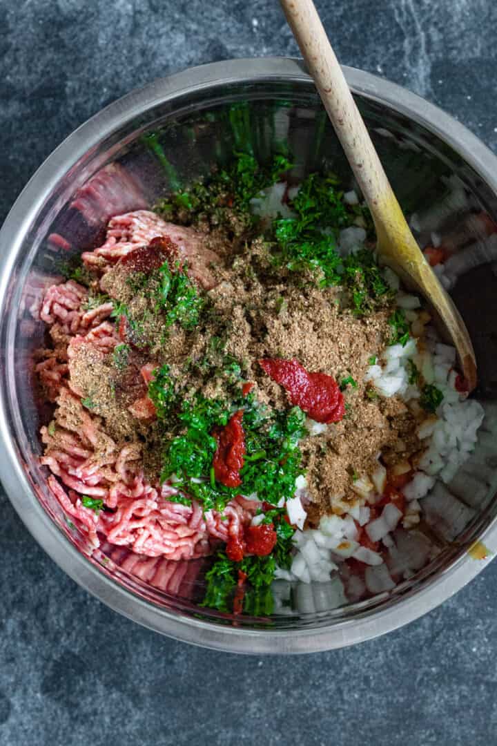 Sfiha Recipe - Middle Eastern Appetizer or Street Food - The Foreign Fork