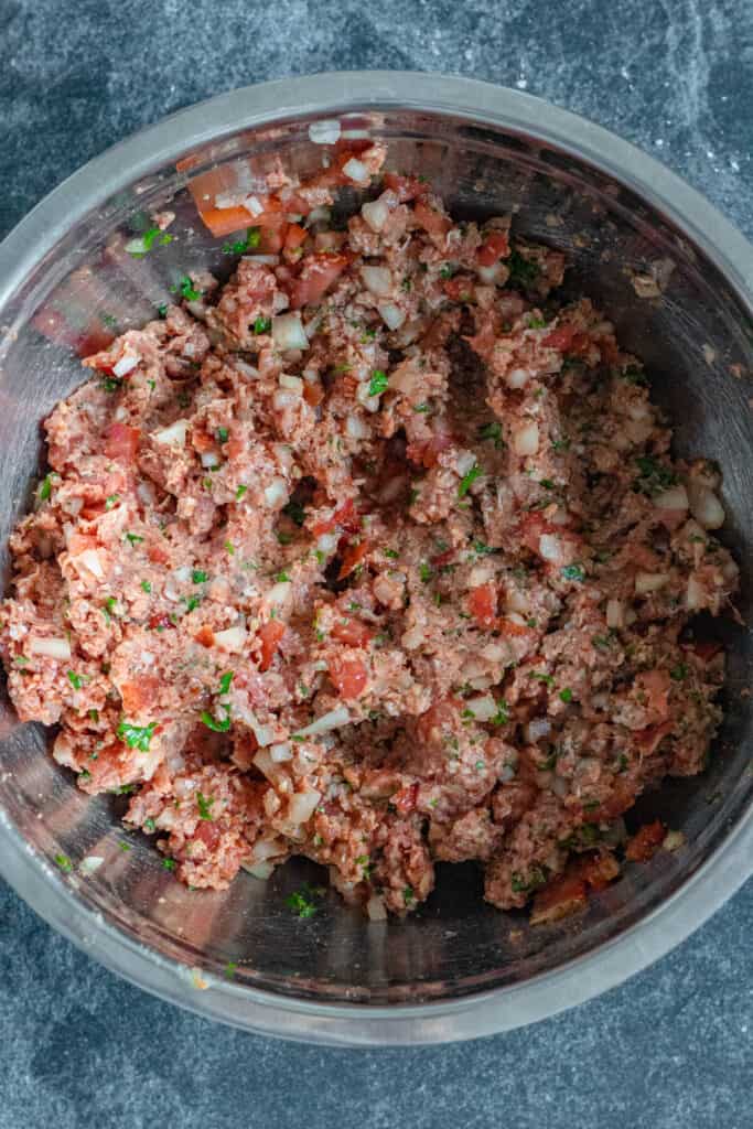 Sfiha Recipe - Middle Eastern Appetizer or Street Food - The Foreign Fork