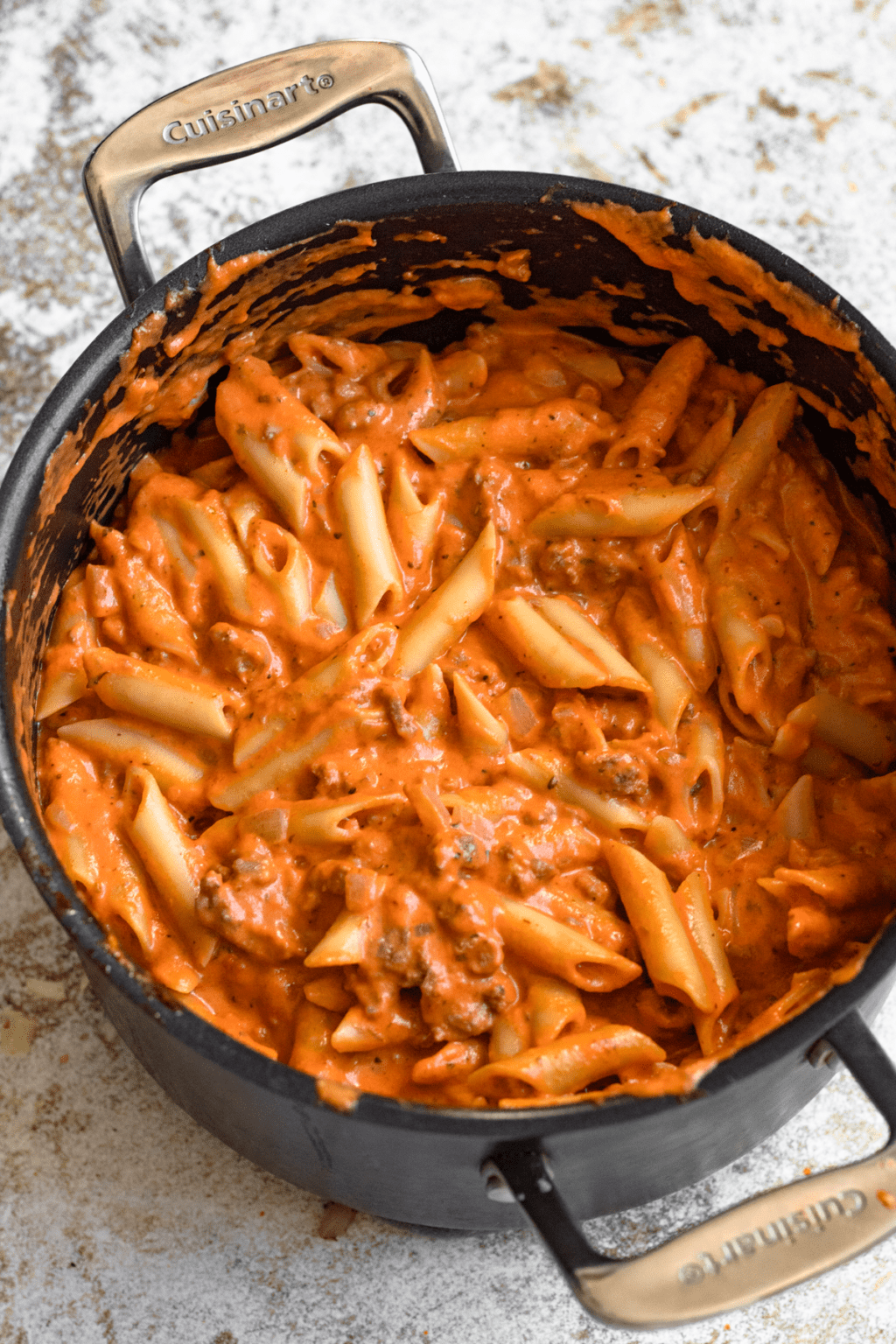 Baked Mostaccioli Recipe - Creamy Pasta!- The Foreign Fork