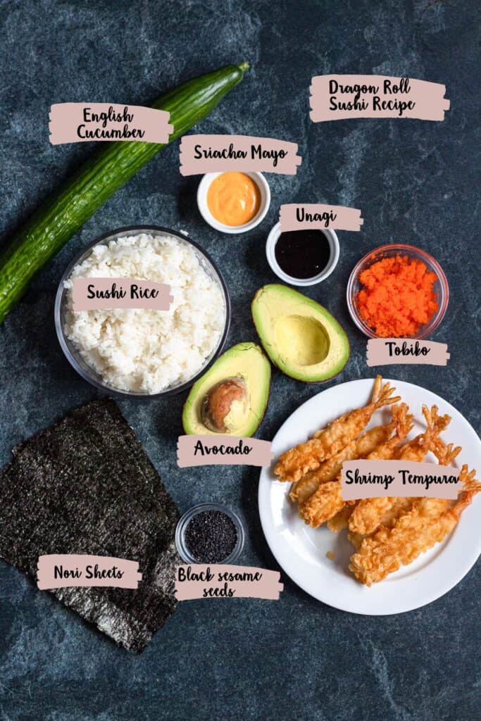 Dragon Roll Sushi Recipe - Enjoy at Home!- The Foreign Fork