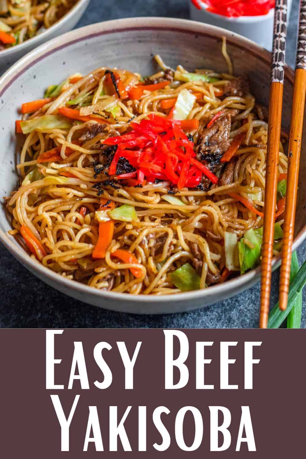 Beef Yakisoba Recipe - Japanese cuisine!- The Foreign Fork