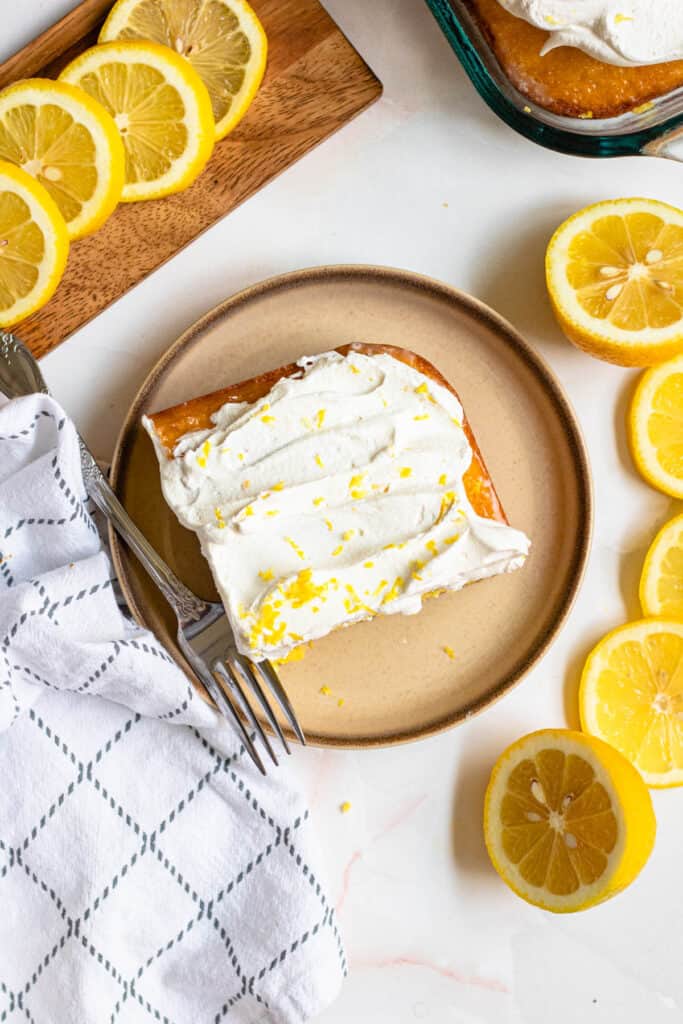 The Best Lemon Cake Recipe Using Cake Mix - The Foreign Fork