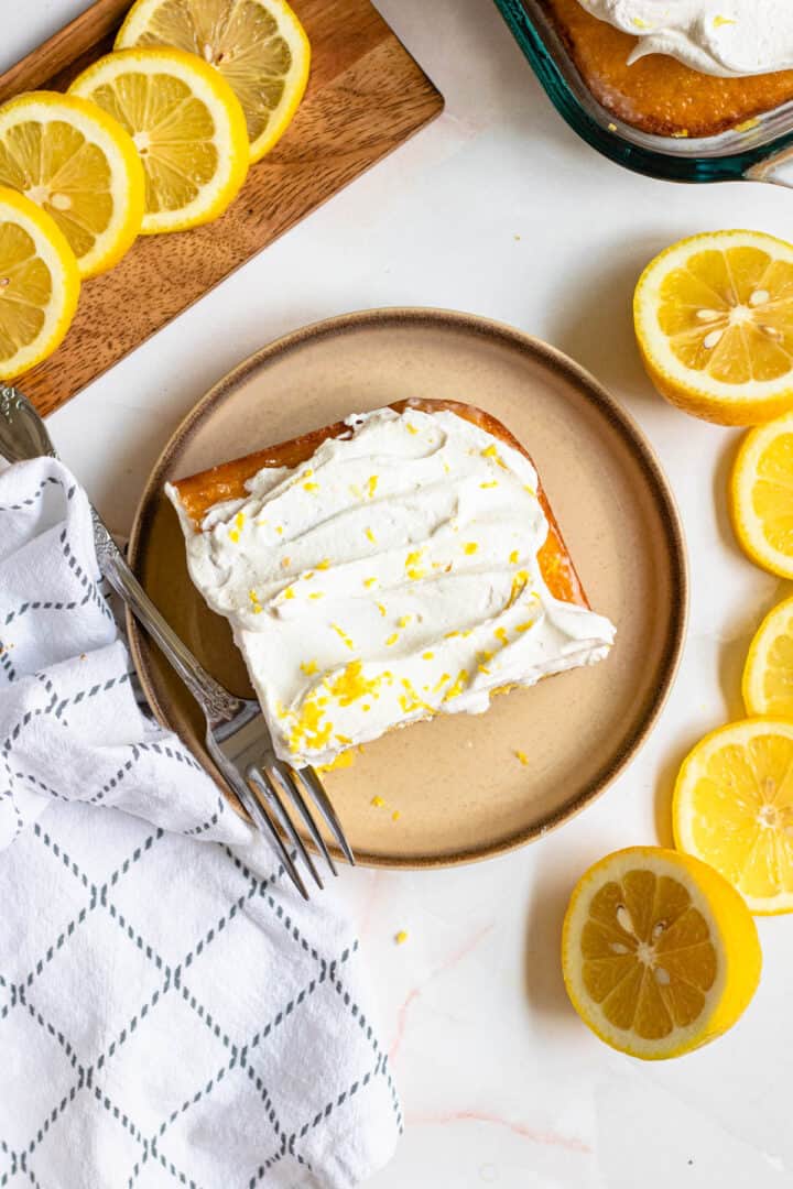 The Best Lemon Cake Recipe Using Cake Mix - The Foreign Fork