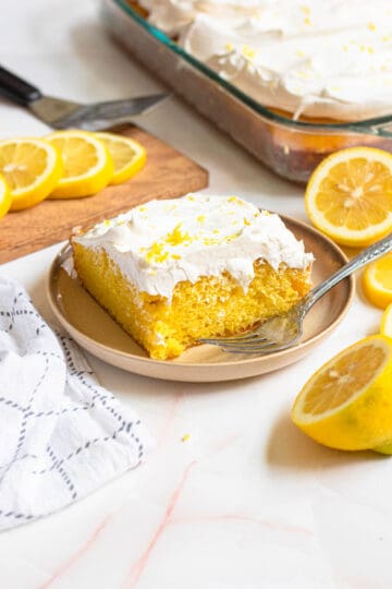 The Best Lemon Cake Recipe Using Cake Mix - The Foreign Fork