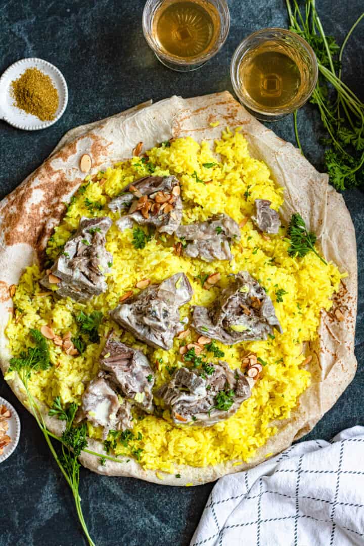 Jordanian Mansaf Recipe- The Foreign Fork