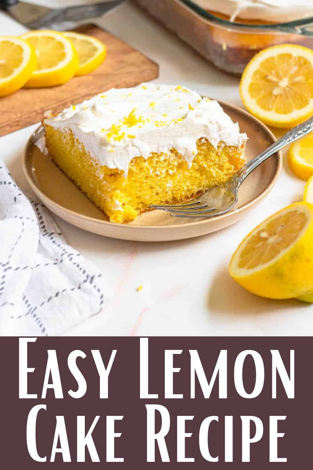 The Best Lemon Cake Recipe Using Cake Mix - The Foreign Fork