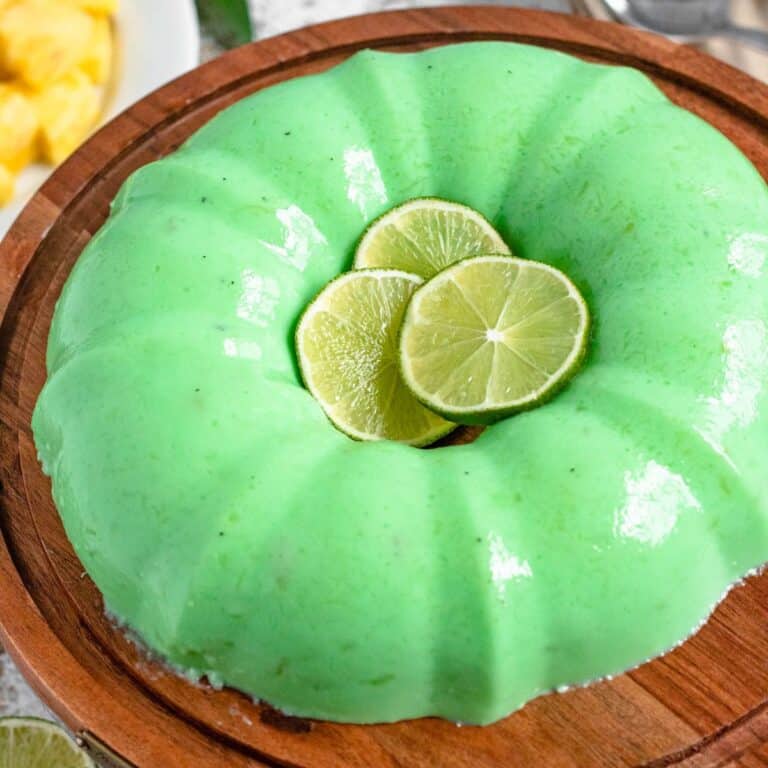 Lime Jello Salad Recipe with Cream Cheese- The Foreign Fork