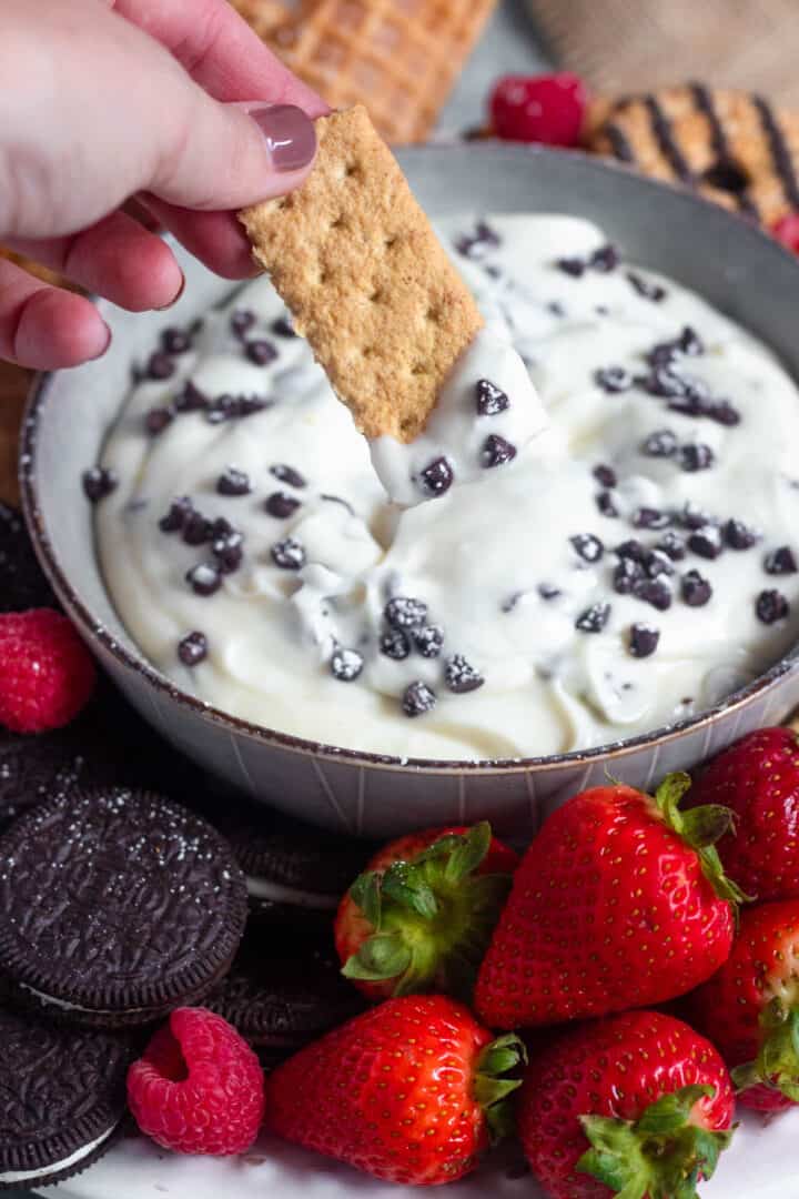 Cannoli Dip - Italian Dessert Dip - The Foreign Fork