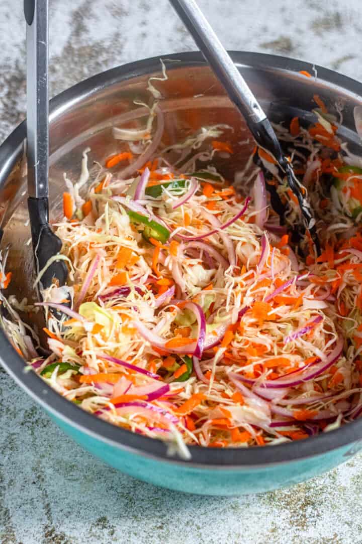 Curtido - Simple Salvadoran Relish - The Foreign Fork