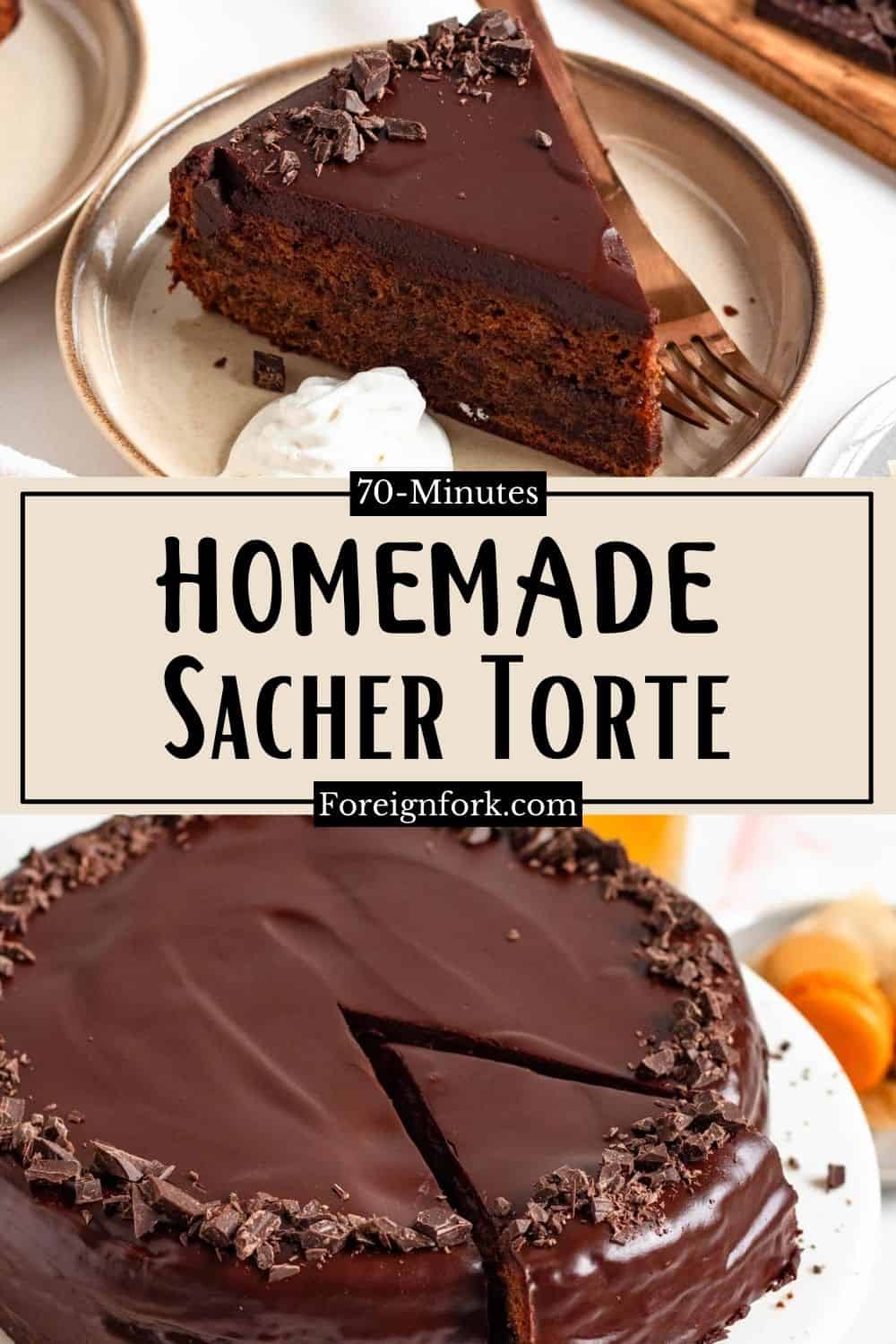 Sacher Torte Recipe - Layered Cake with - The Foreign Fork